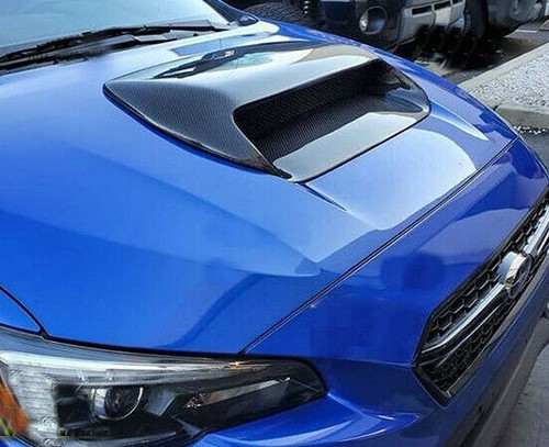 Carbon Fiber Hood Scoop Vent Bonnet For Subaru WRX STI VAB VAF 15-19 18 ...
