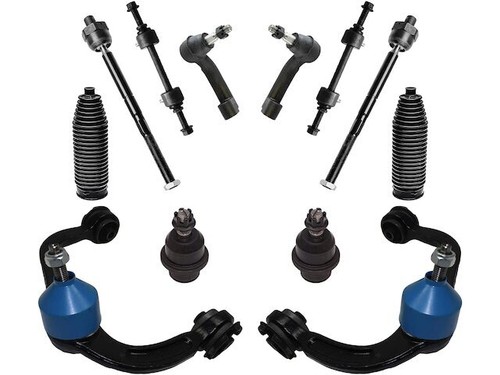 Front Control Arm Ball Joint Tie Rod and Sway Bar Link Kit For Ford ...
