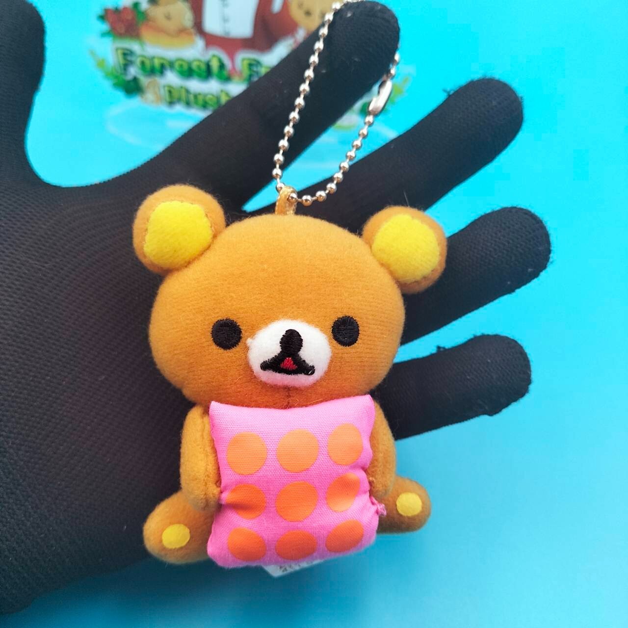 Rilakkuma D074 San-x 2011 Rilakkuma Plush 3" Keychain Stuffed Toy Doll ...