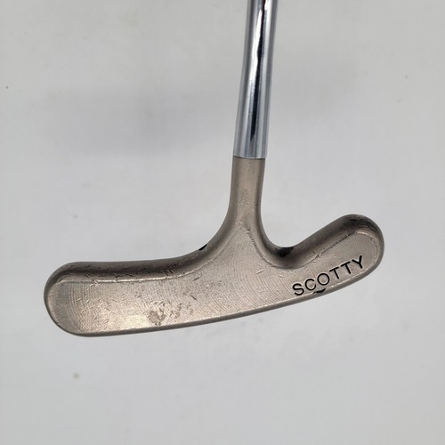 SCOTTY CAMERON TITLEIST BULLSEYE PLATINUM FINISH 34" BLADE PUTTER RARE ...