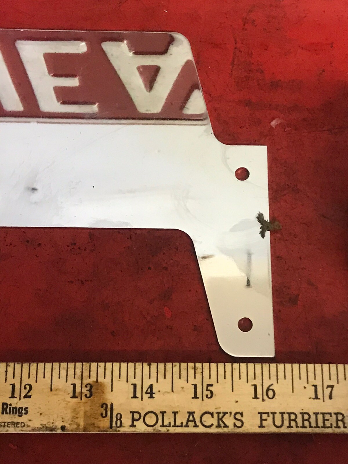 Harley Davidson Dyna Evo Chopper License Plate Bracket Inspection ...