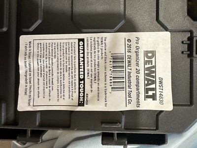 Dewalt DWST14830 Pro Organizer 20 Compartments | eBay