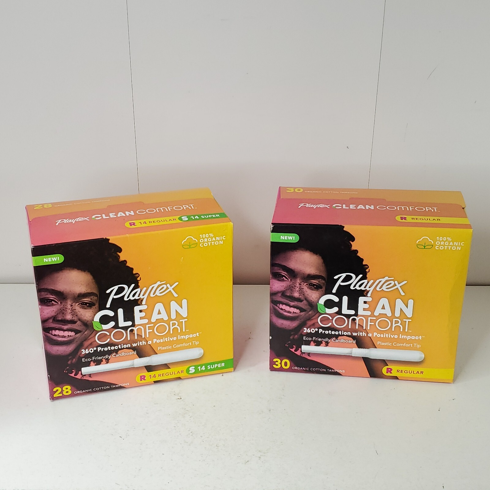 Playtex Clean Comfort Super Tampons 14ct Super & 44 Regular Pack of 2 ...