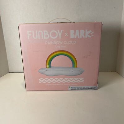 FUNBOY x BARK Rainbow Cloud Dog Float Pool Raft for dogs BRAND NEW! | eBay