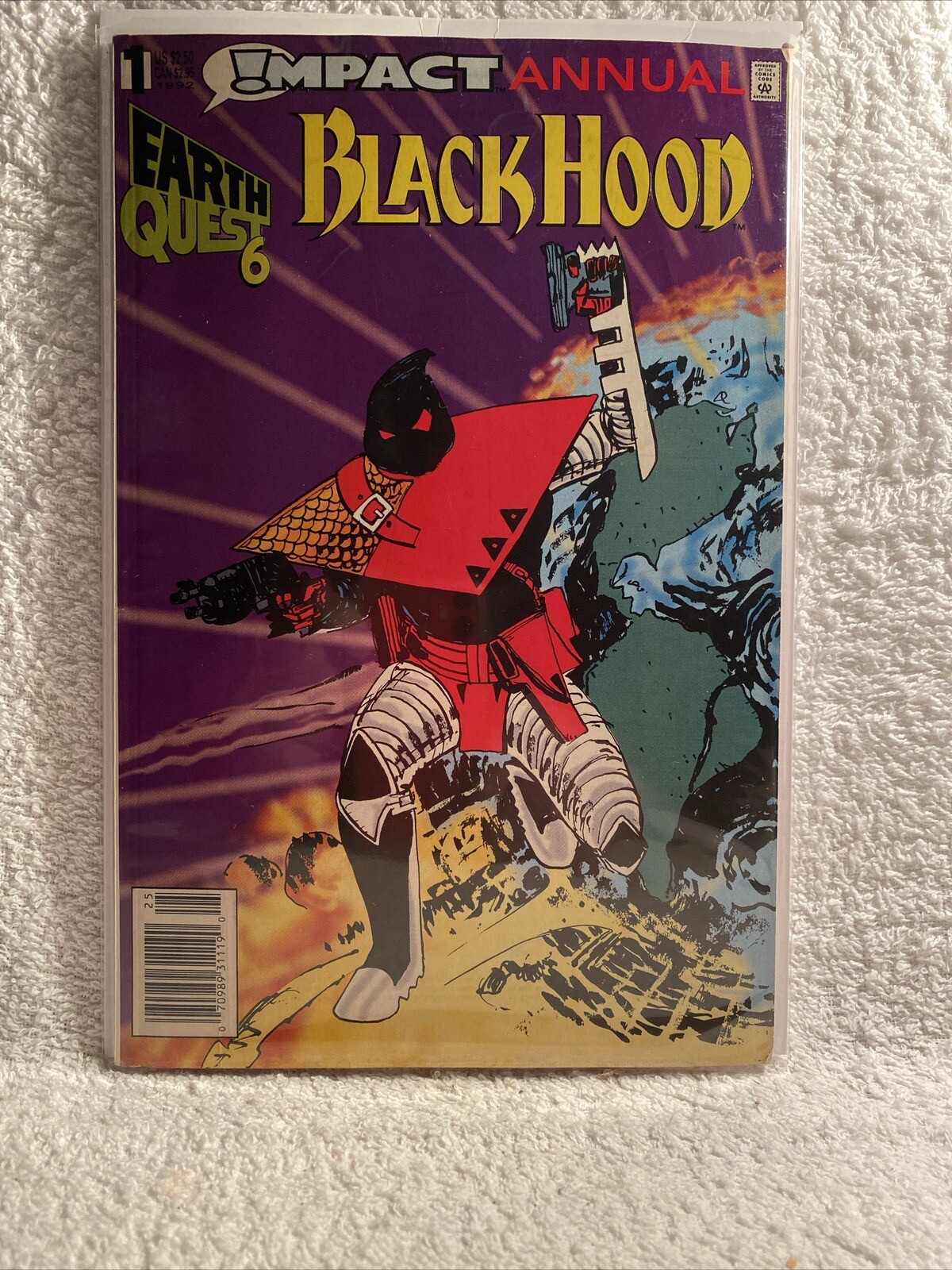DC IMPACT COMICS EARTH QUEST 6 BLACKHOOD ANNUAL #1 | eBay
