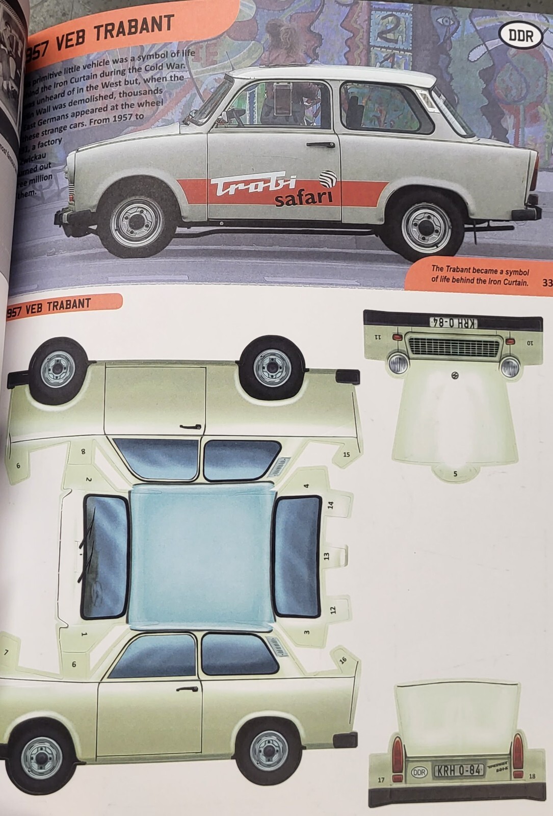 Paper Model Car, Build a car from History, DIY, Craft, Hobby, Kids ...