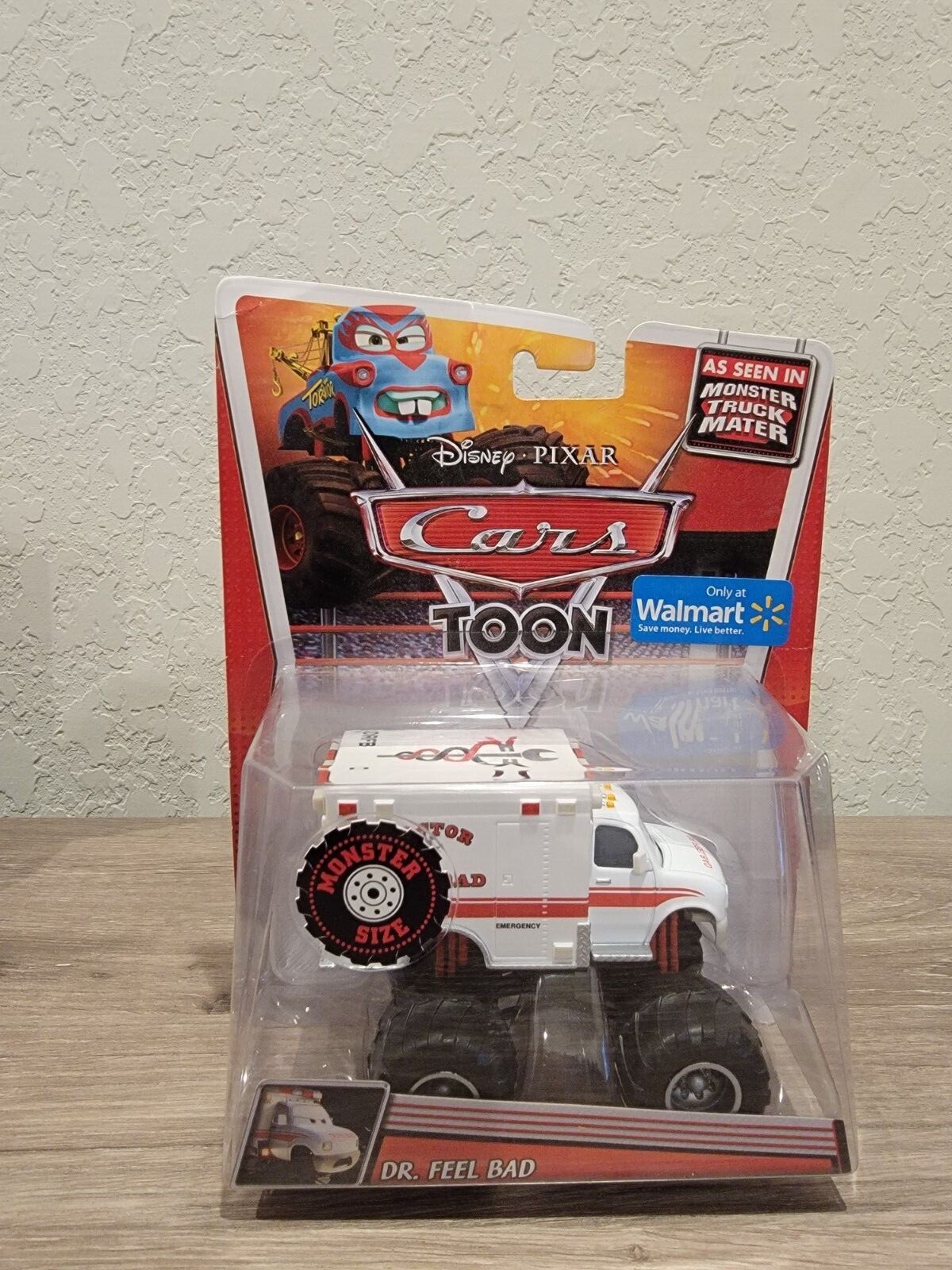 2013 Disney Pixar Cars Toon Die Cast Monster Truck Mater Dr Doctor Feel ...