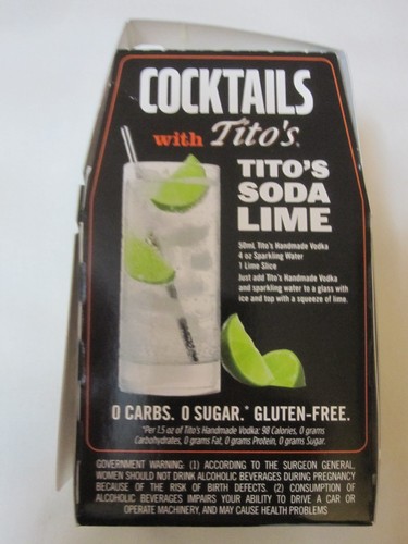 Tito's Handmade Vodka | Tito's Mini 4-Pack (50 ml) Baby Glass Bottles ...