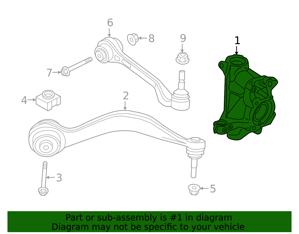 Genuine BMW Knuckle 31216877144 | eBay