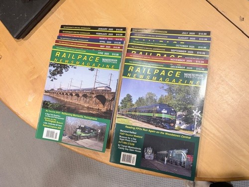 Railpace Newsmagazine 2025 Back Issues (12 Months) | eBay
