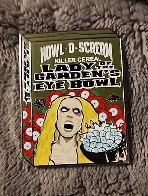 Busch Gardens Howl-O-Scream Killer Lady Cereal Pin | eBay