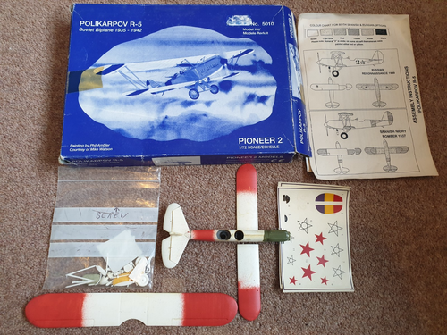 Pioneer 2 1/72 Scale Model Polikarpov R-5 Soviet Biplane 1935-1942 ...