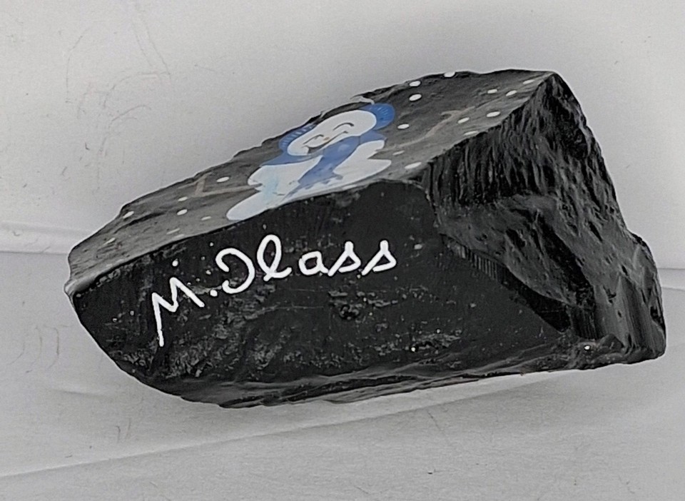 Christmas Lump Of Coal Painted *Santa's Note* Cute Box* GREAT Stocking ...