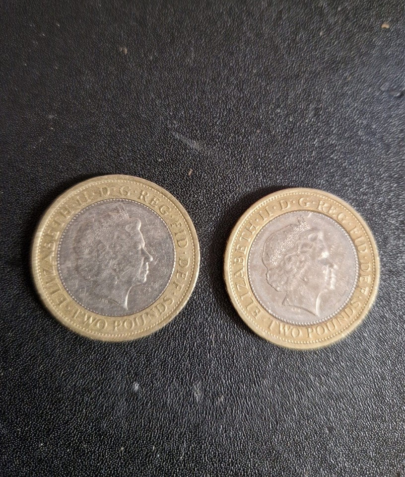 2 Lord Kitchener World War 1 Outbreak 2 Pound Coins. Circulated. Free ...