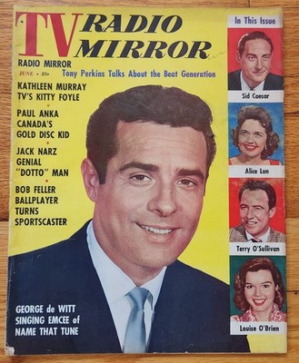 TV Radio Mirror Magazine June 1958 Issue Celebrity Fan Entertainment | eBay