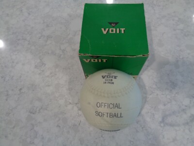 RARE VOIT C114 Official 14 inch Waterproof Softball-NEW in Original Box ...