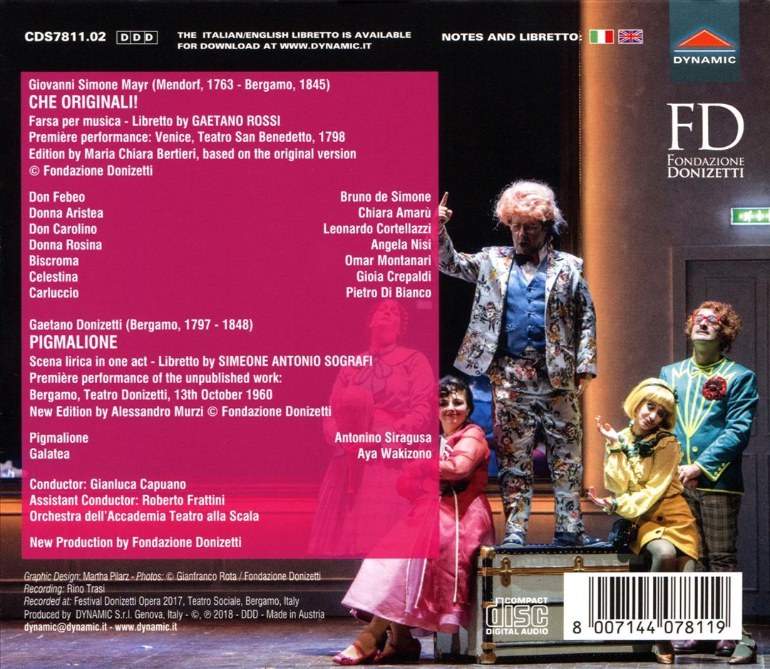 GIANLUCA CAPUANO / ORCHESTRA DELL'ACCADEMIA TEATRO ALLA SCALA GIOVANNI ...