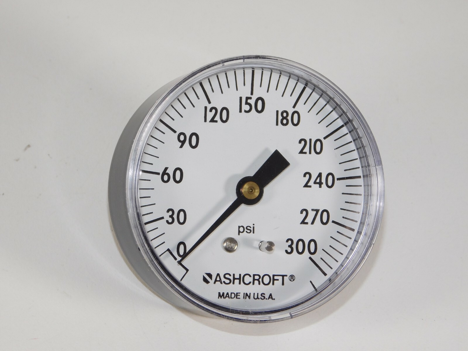 New Ashcroft 1005 300# PSI Pressure Gauge 2.5" Dial Meter 1/4" NPT ...