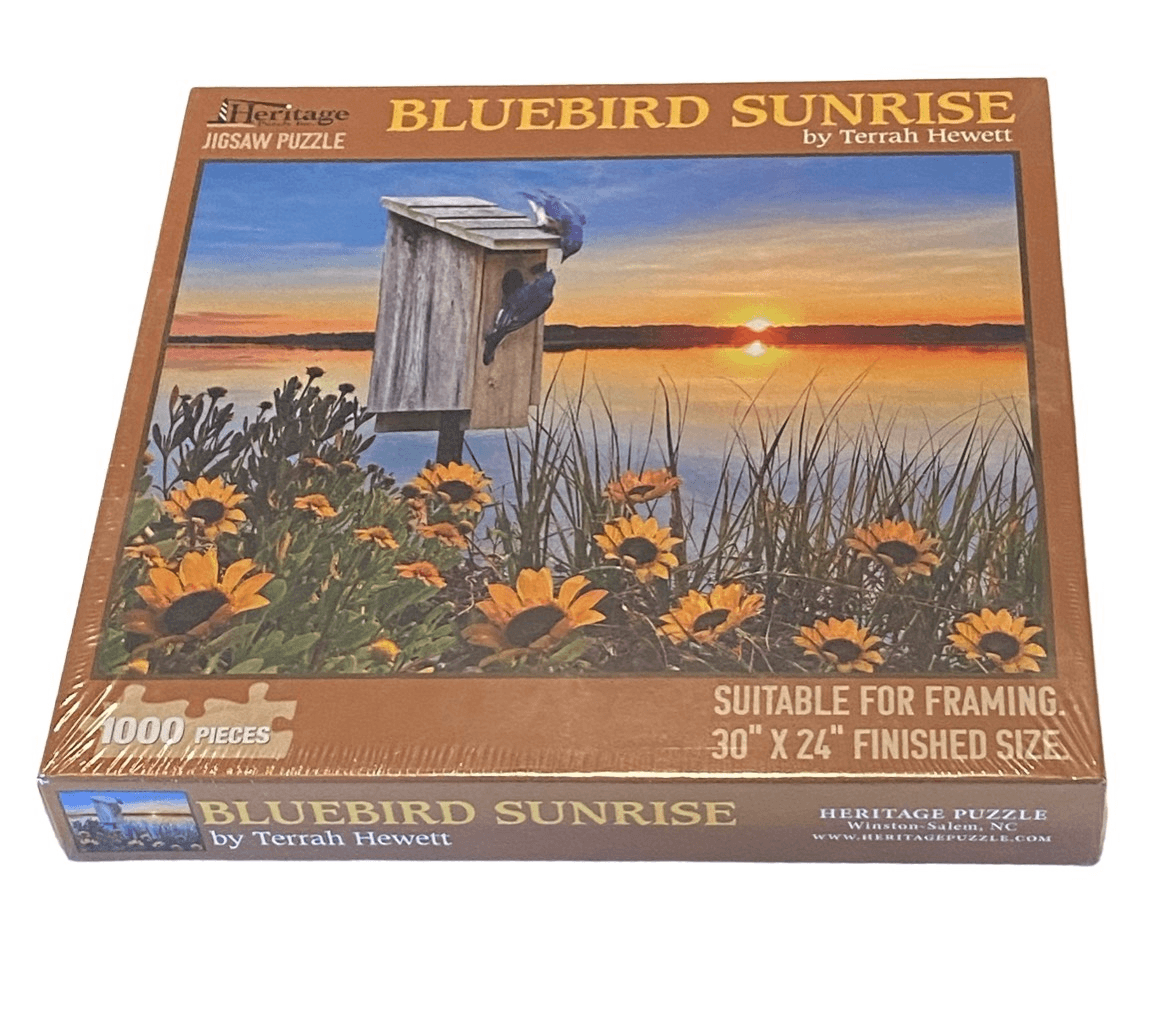 Bluebird Sunrise 1000pc Heritage Puzzle Winston-Salem, NC - New | eBay