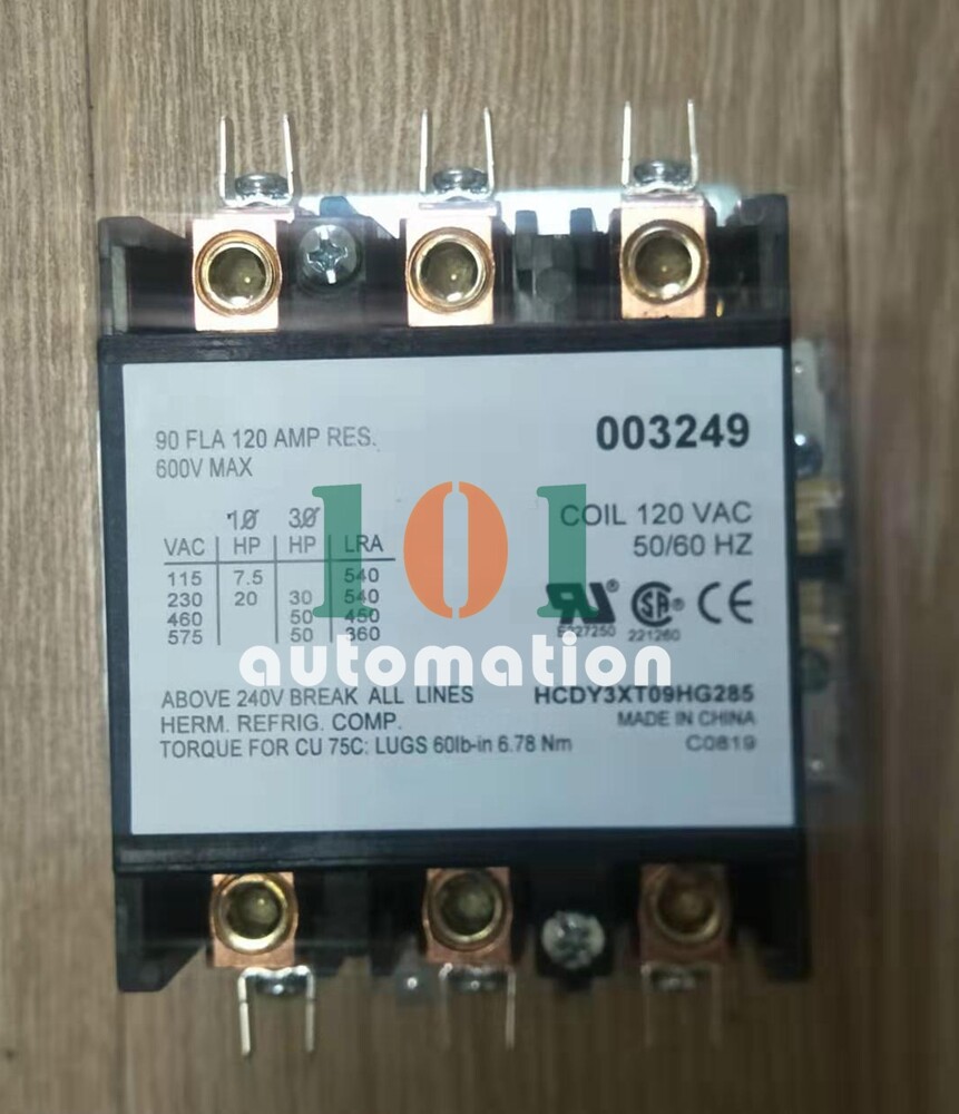 1PCS New For Maxpro200 Main Contactor 003249 120V 90 FLA 120 AMP RES ...