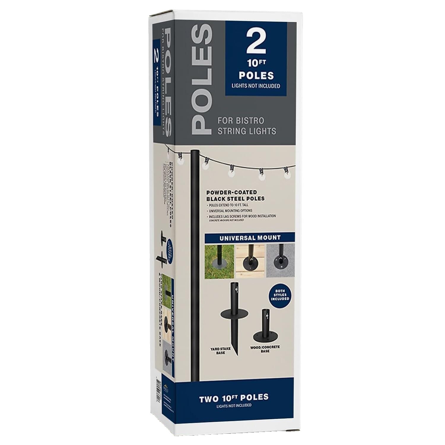 String Light Poles | eBay