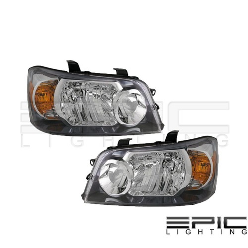 Fits 2004-06 Toyota Highlander Headlights Headlamps Pair Left right set ...