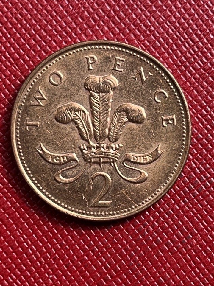 Great Britain UK 1998 Plated Steel 2 Pence. Elizabeth II. KM# 987 | eBay