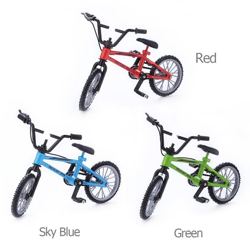 Mini Finger Mountain Bikes Diecast Alloy Stents Finger Bicycle Model ...
