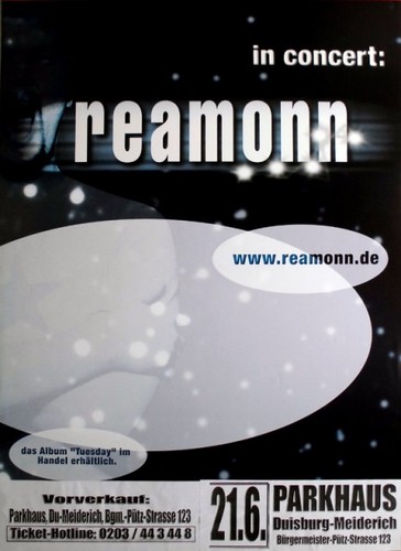 REAMONN - 2000 - Plakat - Live In Concert - Tuesday Tour - Poster ...