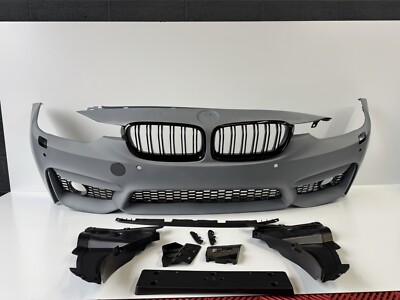 BMW 3 SERIES F30 F31 M3 F80 STYLE FRONT BUMPER 2012-2018 | eBay UK