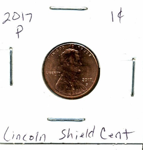 Lincoln Shield Cent 2017 P CH BU Uncurculated United States 1 Penny ...
