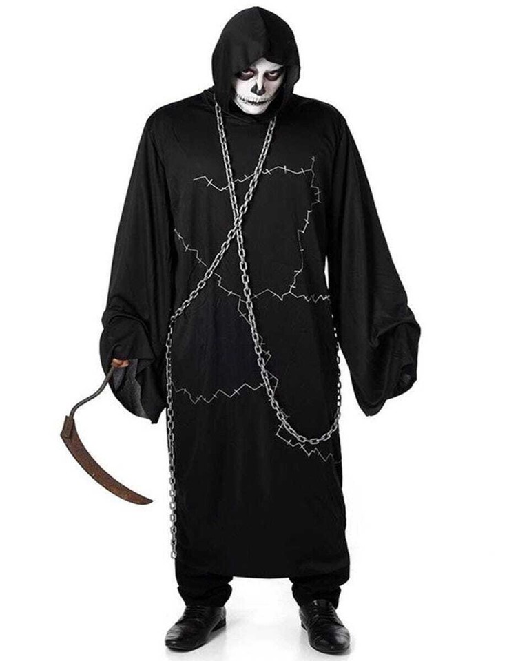 CA2730 Ghoustly Ghoul Grim Reaper Halloween Ghost Faceless Scary Movie ...
