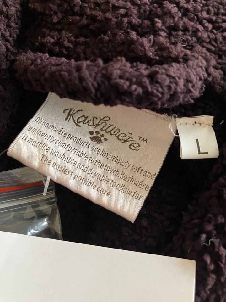 BRAND NEW Kashwere Nordstrom SPA Resort Robe SIZE LARGE Chocolate Brown ...