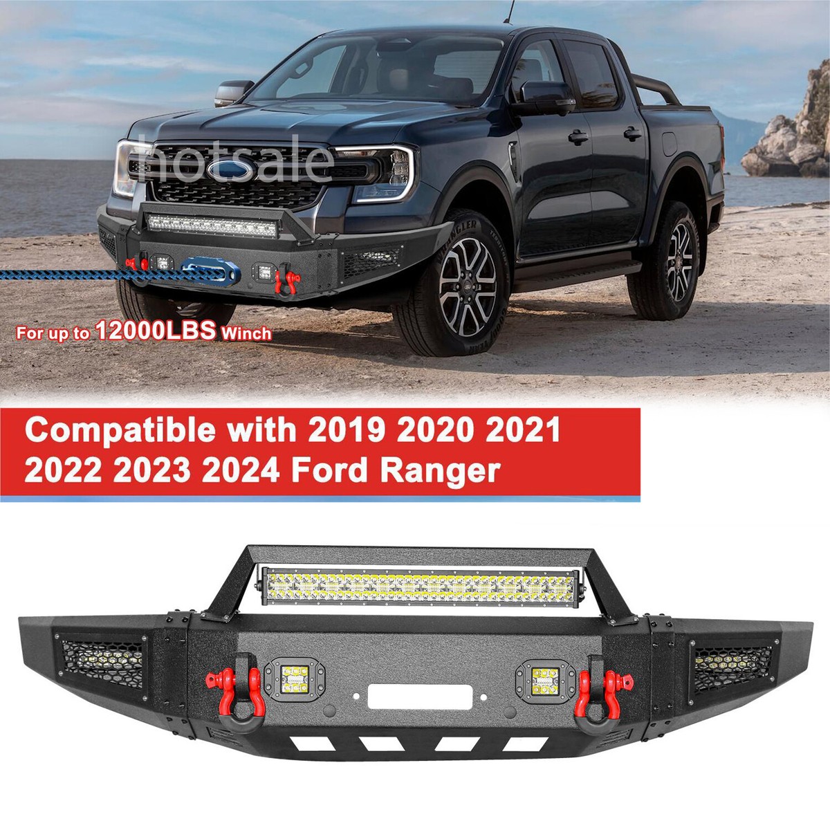 Ford Ranger Front Winch Bumper