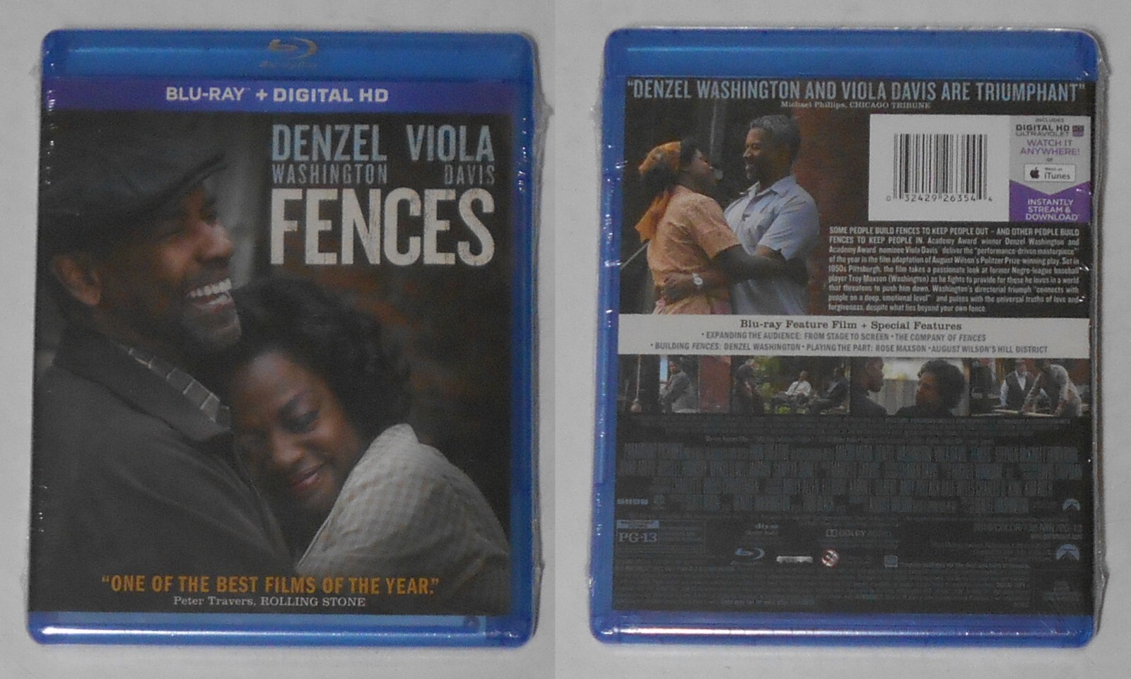 Fences movie - Denzel Washington - sealed U.S. blu ray | eBay