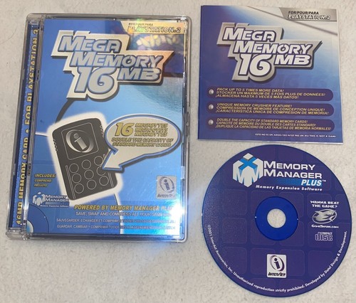 Mega Memory 16MB Memory Manager (Playstation 2, PS2) Complete In Box ...
