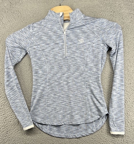 Zero Restriction Women's Shae 1/4 Zip Mock Women's Size XS Blue ...