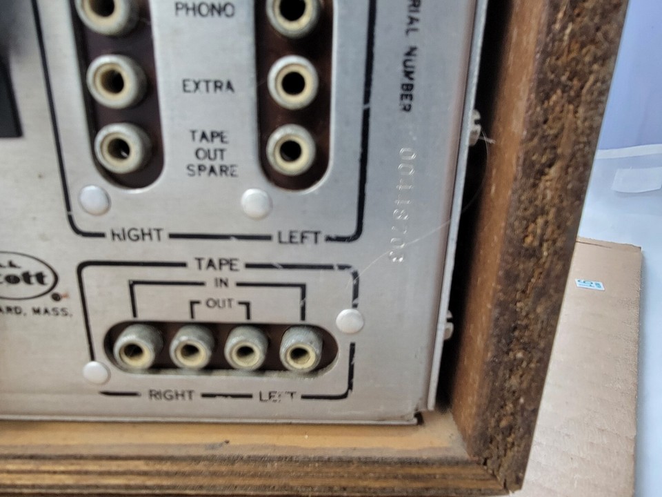 Vintage H.H. Scott Stereomaster 384 Stereo Receiver Tuner Amplifier ...