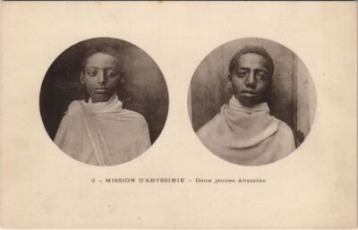 PC MISSION DEUX JEUNES ABYSSINE ETHIOPIA (a28188) | eBay