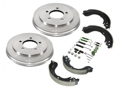 Brake Drums & Brake Shoes Springs 4pc Kit for Jeep Patriot Compass 07 ...