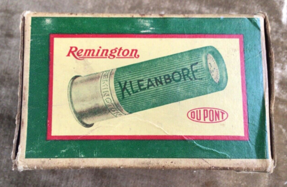 Vintage Remington DuPont Kleanbore Nitro Express GA. Shotgun Shells ...