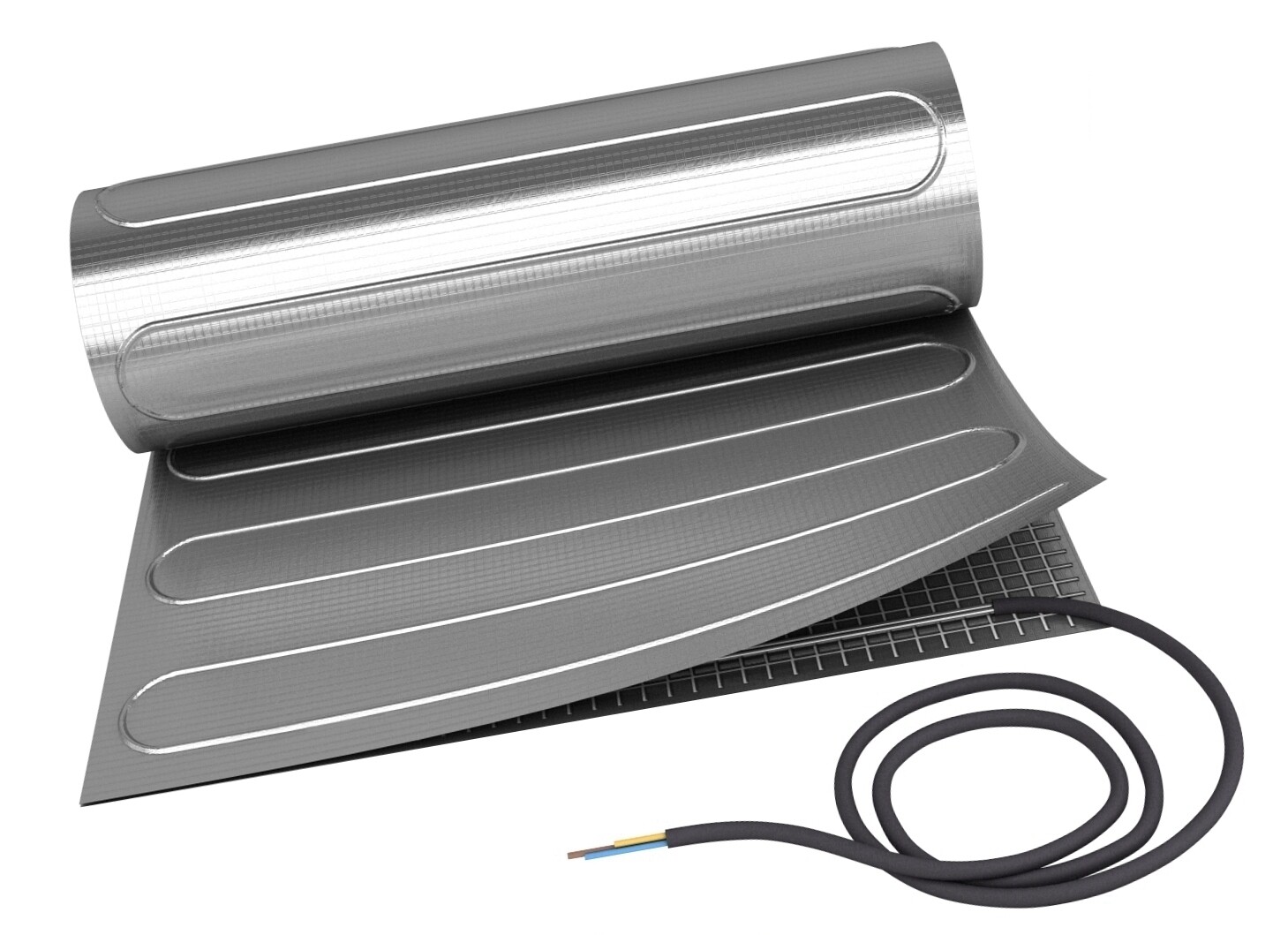 Fußbodenheizung elektrisch Laminat Parkett Vinyl Elektro Heizmatte 150 ...