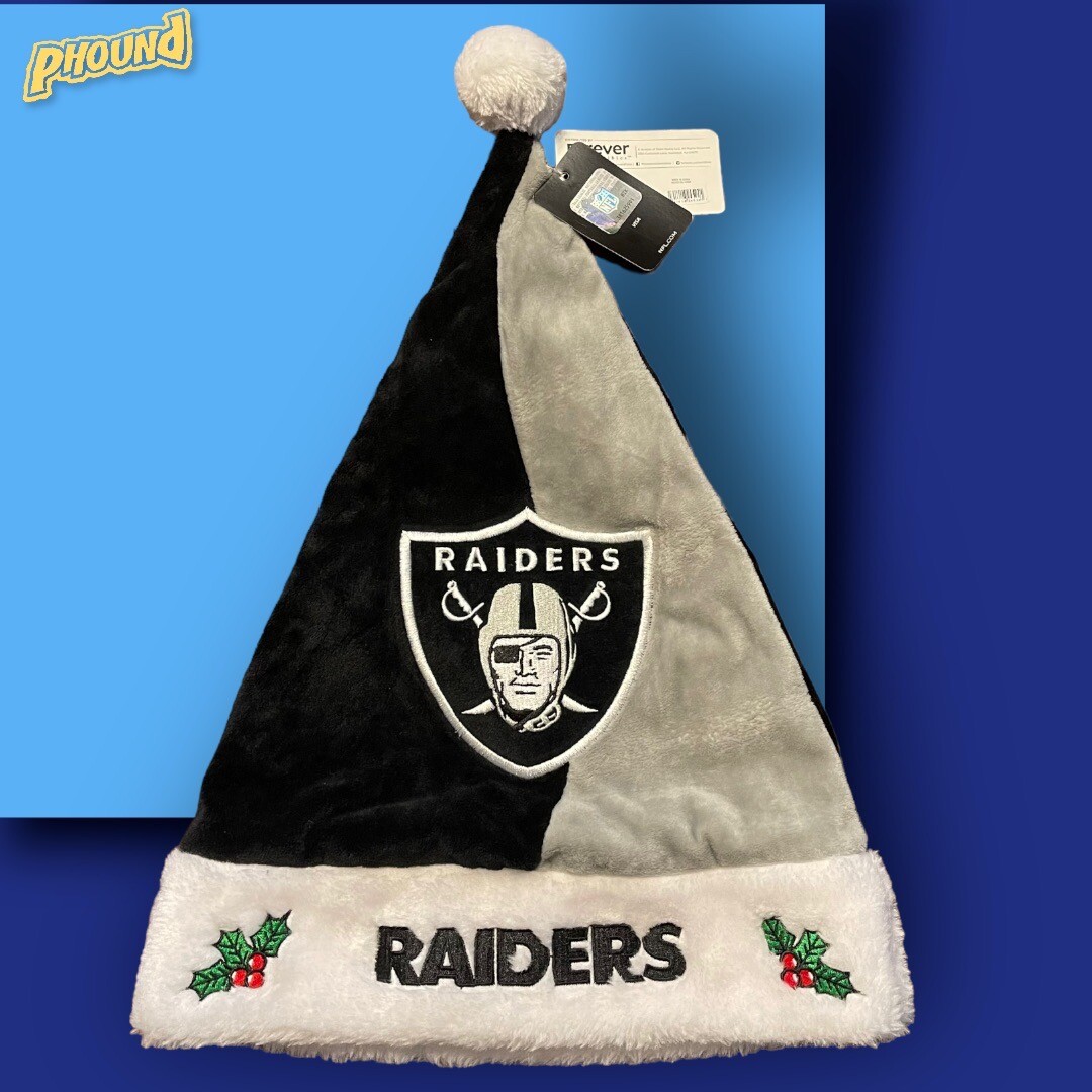 Forever+Collectibles+NFL+Plush+Santa+Hats+-+Black+%28H10NF14CBOR%29 for ...
