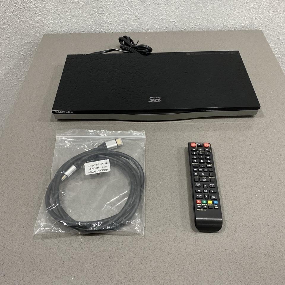 Samsung BD-D6500 3D Blu-ray Player with Remote Control & New HDMI Cord ...