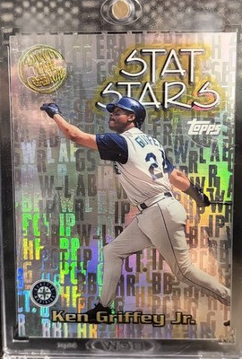 Ken Griffey Jr 00 Topps Limited Edition Refractor Own The Game Stat ...