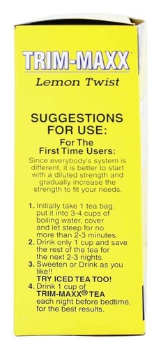 Diet Trim-Maxx Tea Lemon, 60 Count | eBay