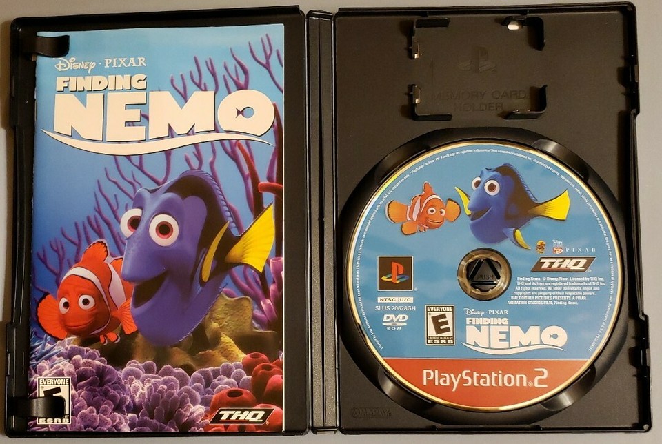 PS2 Disney Finding Nemo (Sony PlayStation 2, 2003) Greatest Hits FREE ...