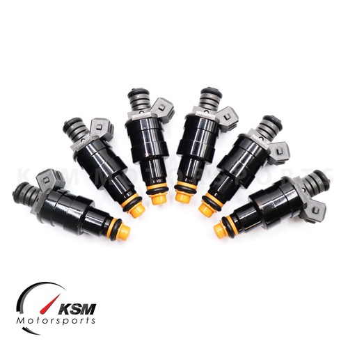 6 x fuel injectors for BMW M5 M6 3.5L I6 1987-1988 535i 2.5L fit ...