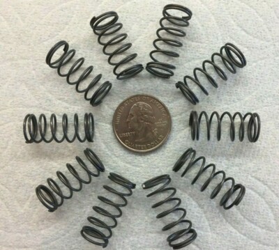 10 Pcs Small Compression Springs 1 in. (25 mm) Long x 1/2 in. (12 mm ...