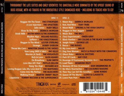 VARIOUS ARTISTS - TROJAN PRESENTS BOSS REGGAE: 40 REGGAE SCORCHERS NEW ...